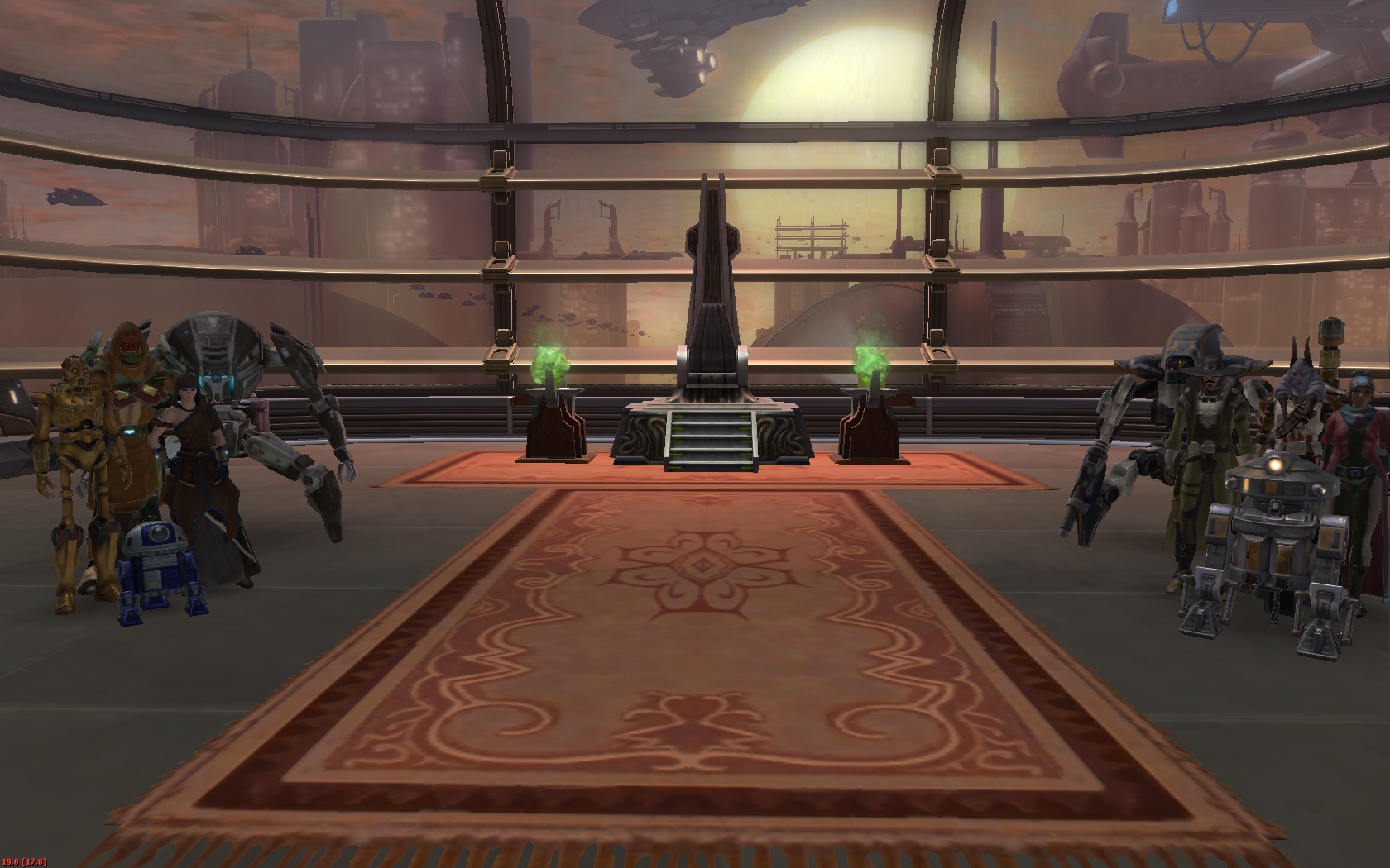TOR Decorating | Throne room/ crew meeting room. - The Red Eclipse (SWTOR)