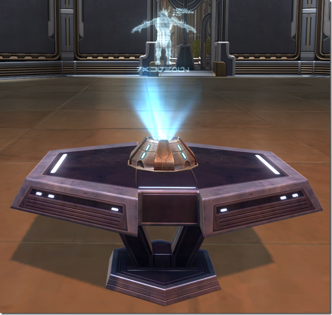 TOR Decorating | Small Holo Table (SWTOR)