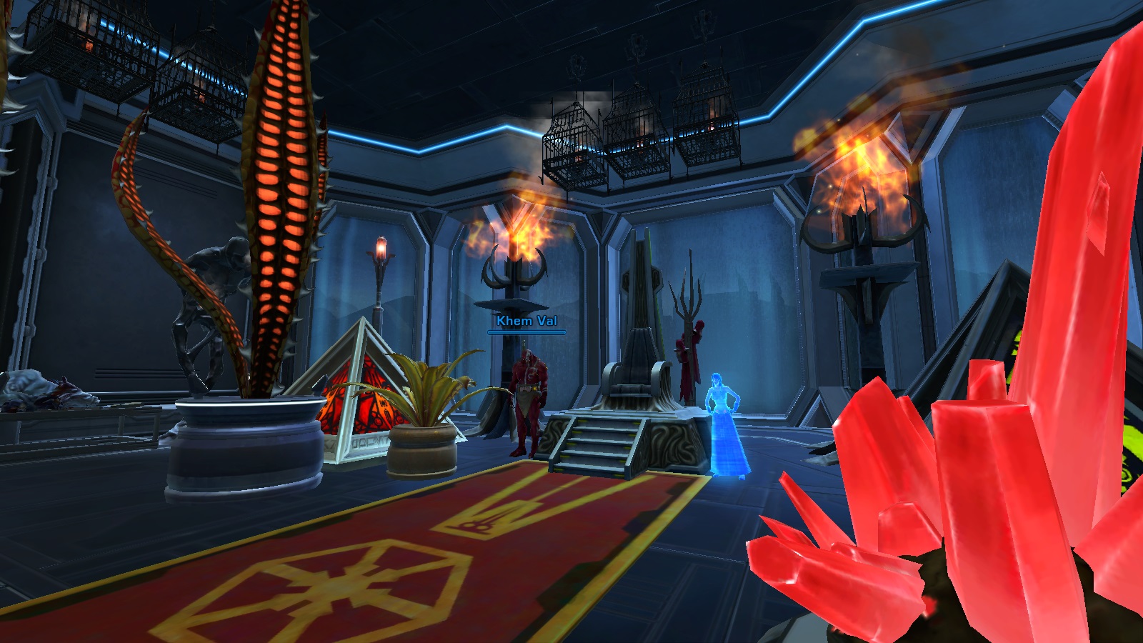 SWTOR Usuckubus's Sith Academy - Prophecy of the Five - TOR Decorating