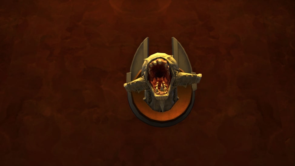 TOR Decorating | Taxidermy: Acklay Head (Silver Plaque) (SWTOR)