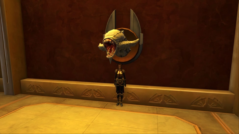 TOR Decorating | Taxidermy: Acklay Head (Silver Plaque) (SWTOR)